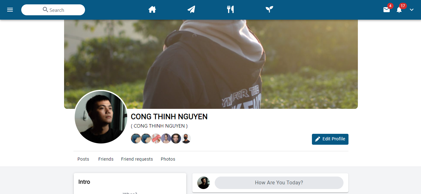 GitHub - pulmaWave/SocialNetwork: Upgrade my skill
