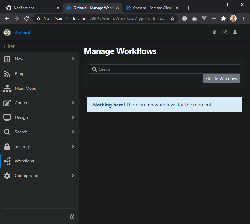 Workflow search layout · Issue #8138 · OrchardCMS/OrchardCore · GitHub