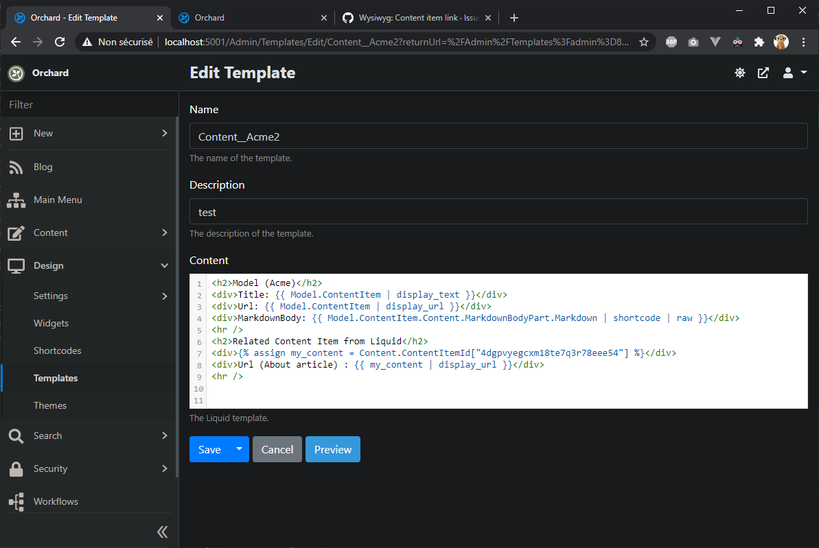 Wysiwyg: Content item link · Issue #8241 · OrchardCMS/OrchardCore · GitHub