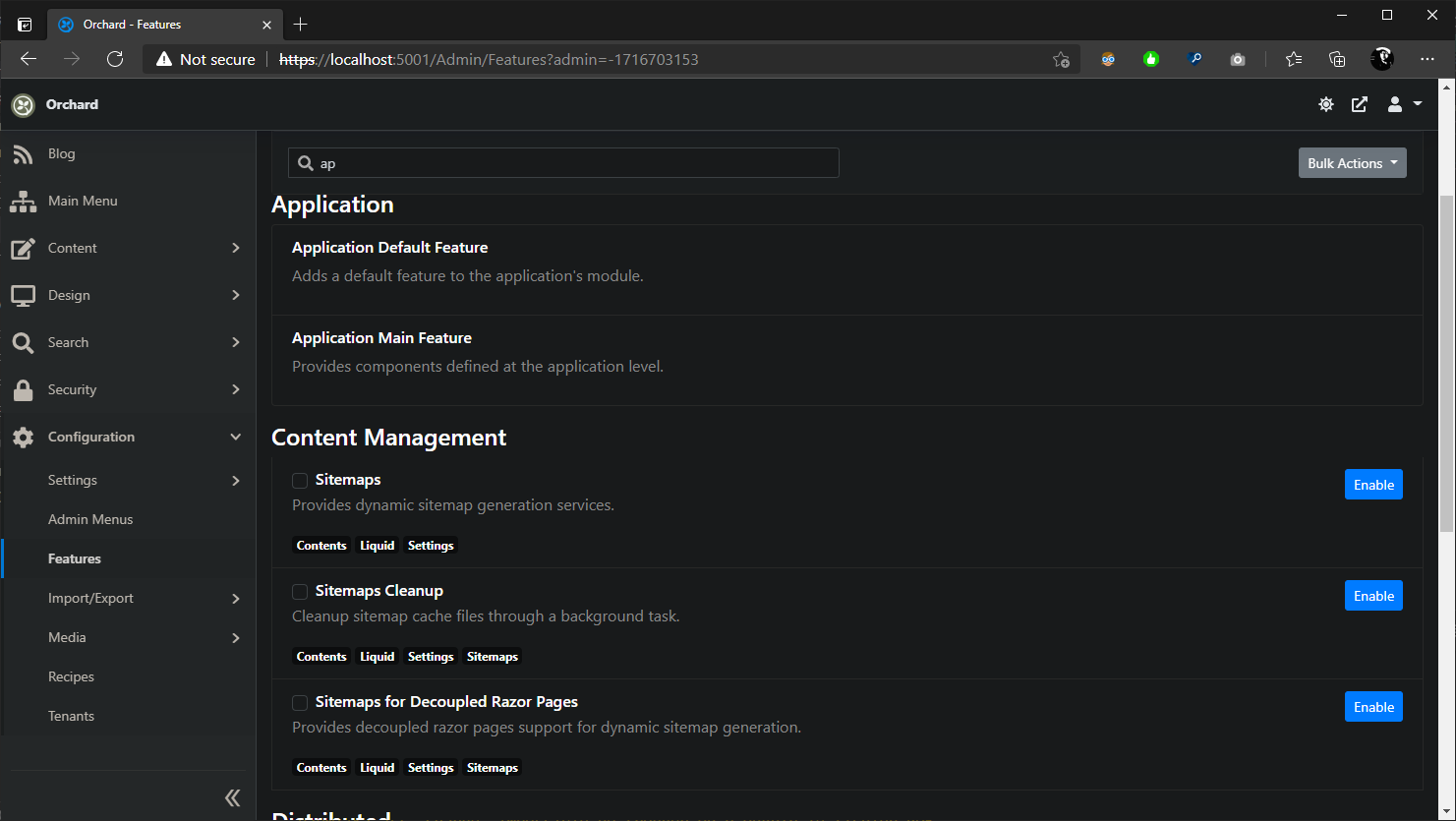 Fix border top issue with list-group in Features list · Issue #9044 · OrchardCMS/OrchardCore ...