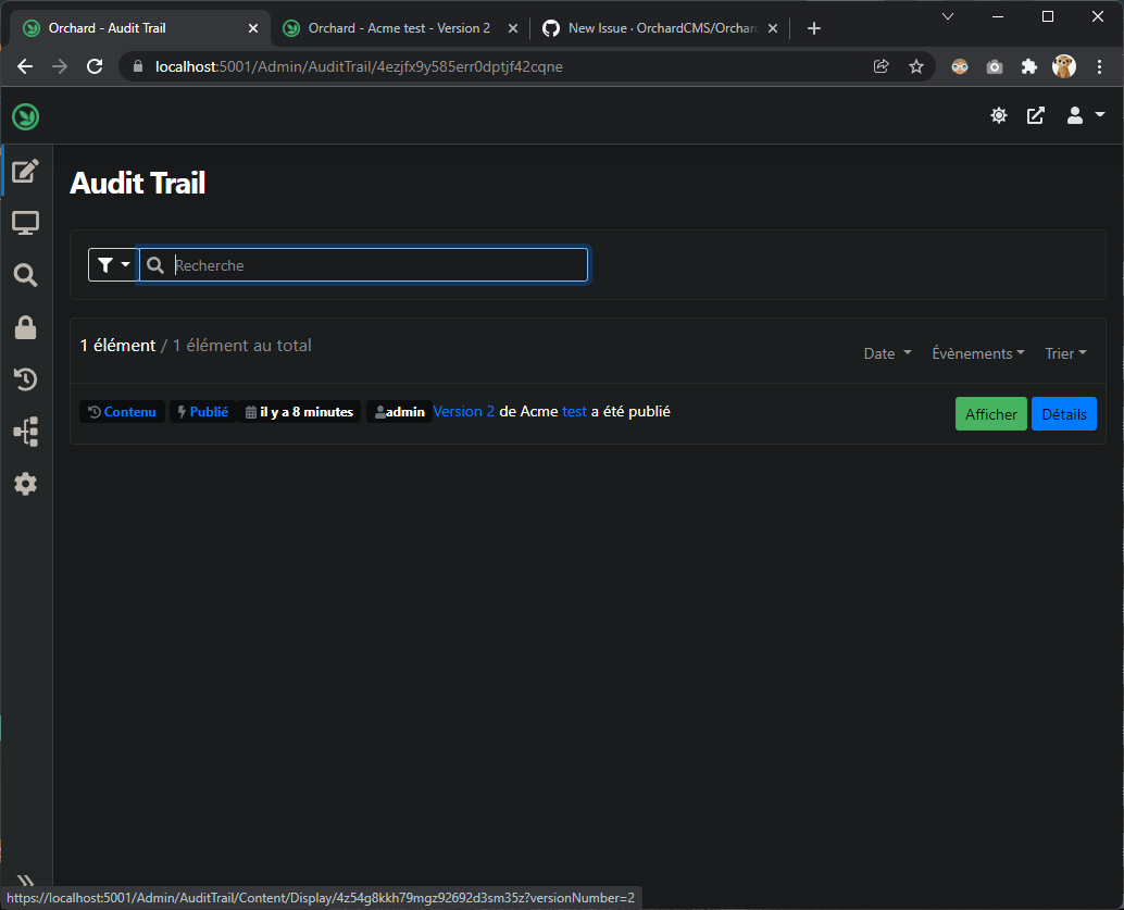 Audit Trail : View element perf issue · Issue #10884 · OrchardCMS/OrchardCore · GitHub