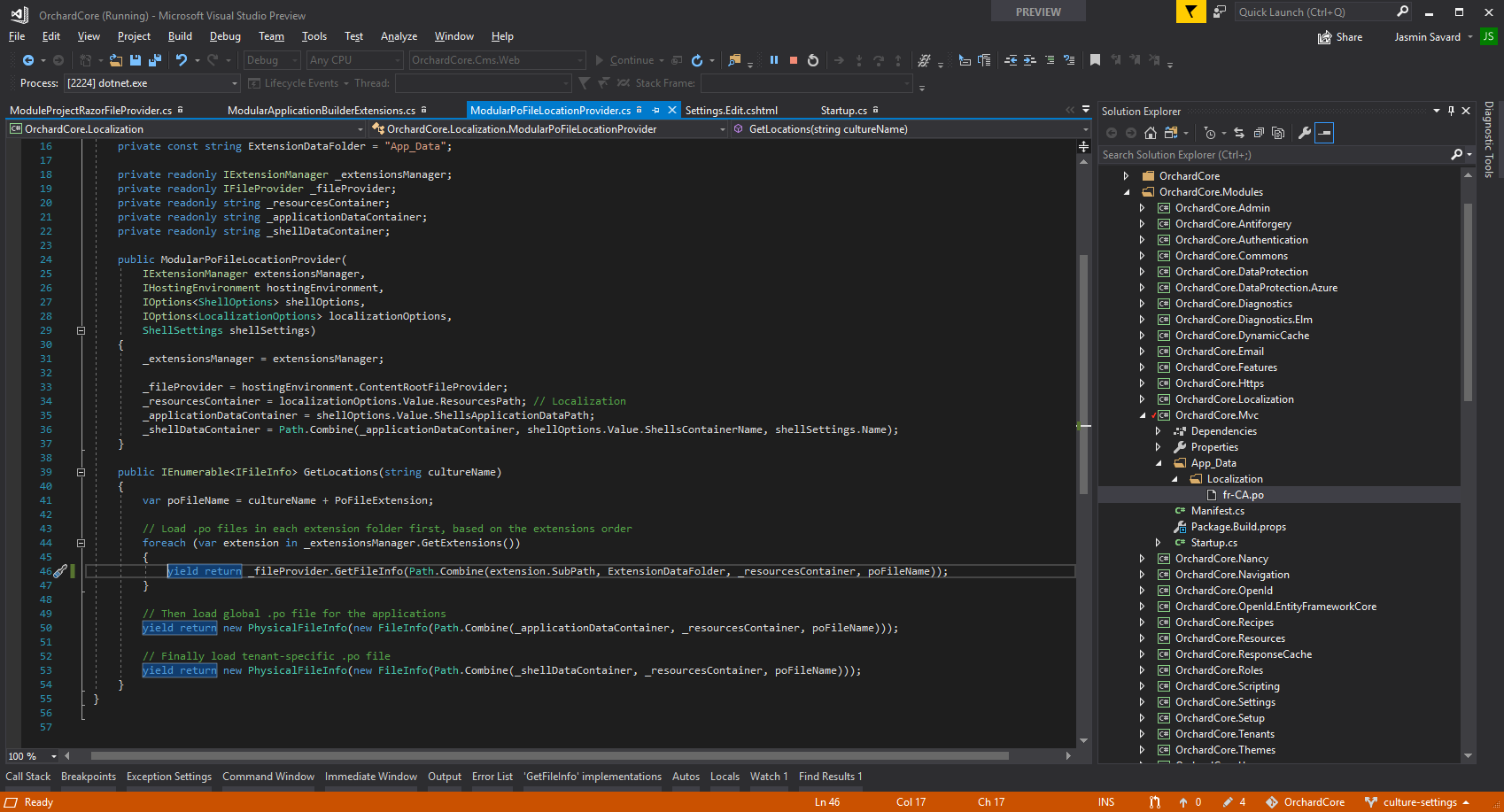 Admin: Cultures setting · Issue #434 · OrchardCMS/OrchardCore · GitHub