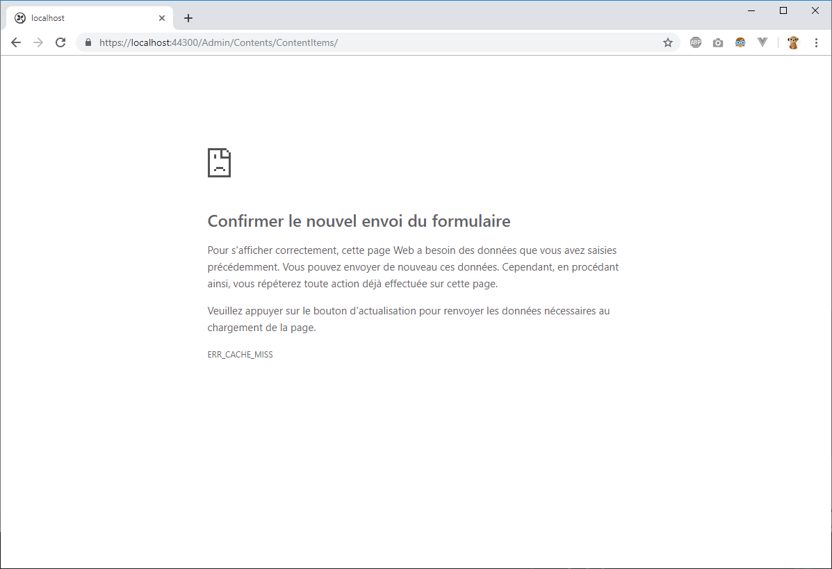 Content Items List Form Post Confirmation Issue · Issue 3612 · Orchardcms Orchardcore · Github