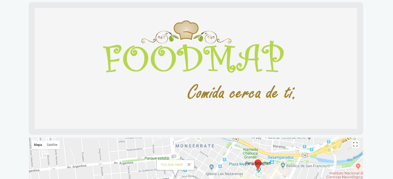 GitHub - cTahirih/foodmap: FoodMap es una web desarrollada con Bootstrap y permite ubicar los ...