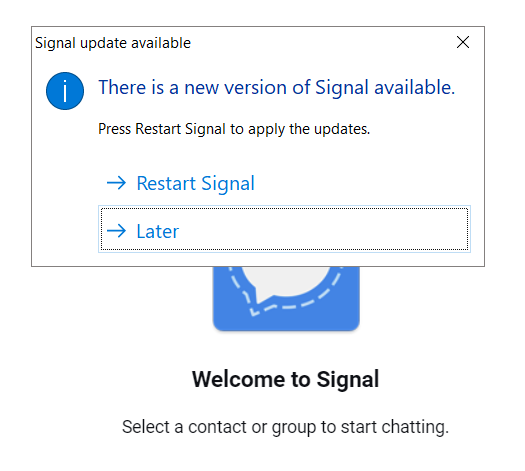 Reinstall Signal with every use · Issue #2795 · signalapp/Signal-Desktop · GitHub