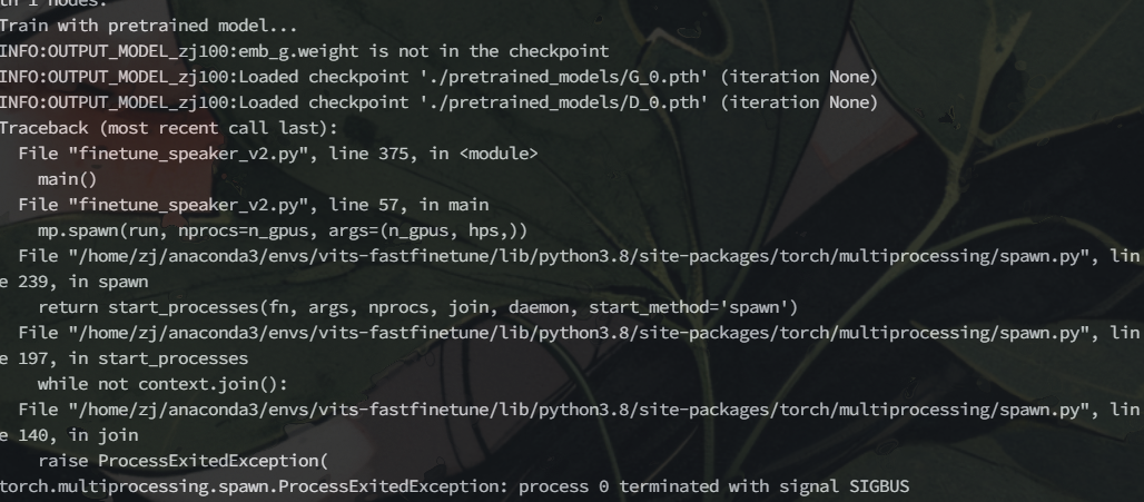 finetune报错 · Issue #390 · Plachtaa/VITS-fast-fine-tuning · GitHub
