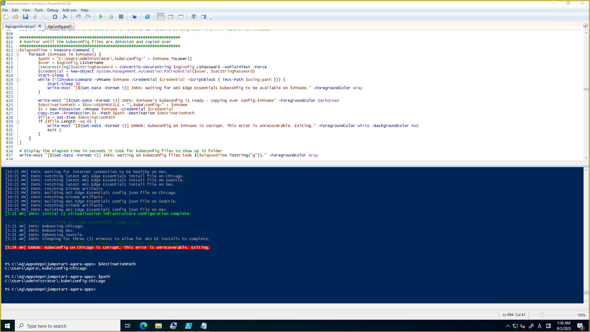 Error Kubeconfig On Chicago Is Corrupt · Issue 2095 · Microsoftazurearc · Github 