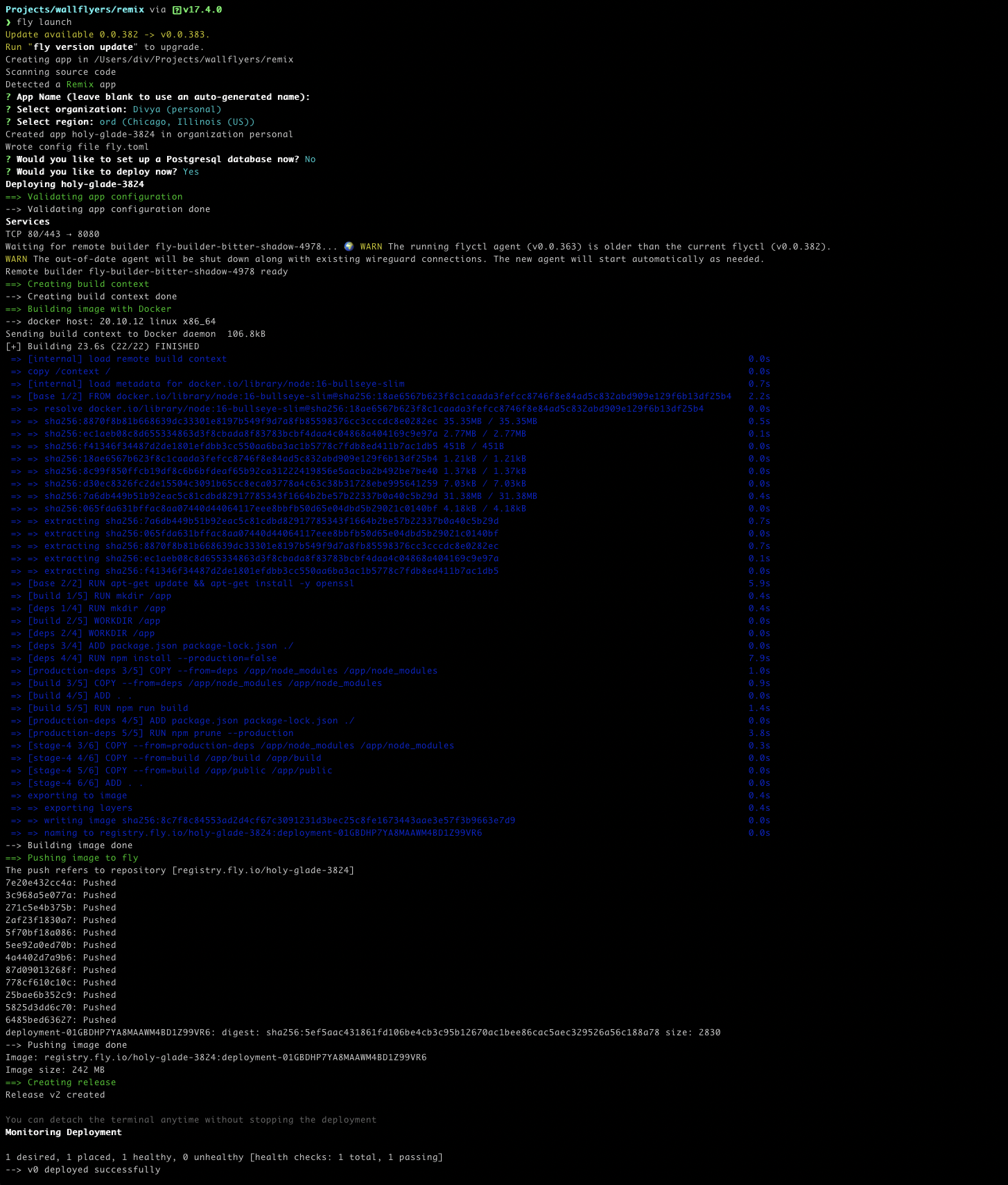 Fly launch should return app details · Issue #1215 · superfly/flyctl · GitHub