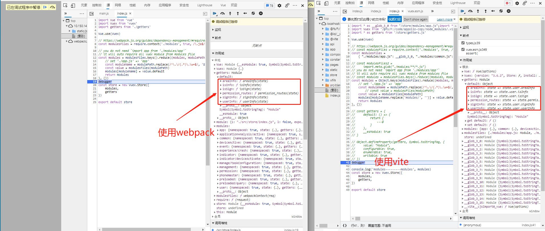 Vite2vue2再集成vuex时出错 Vuex Getters Should Be Function But Gettersdefault Is · Issue 3651