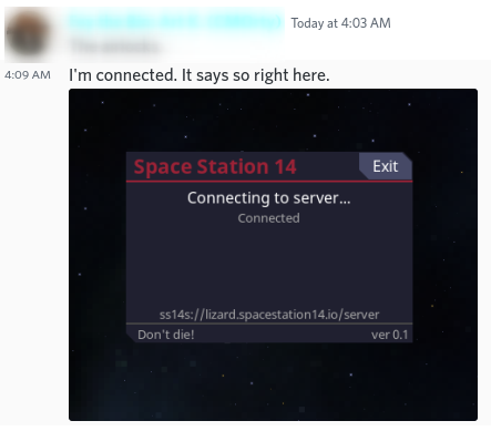 Getting stuck at the connection window connecting to WizDen servers ...