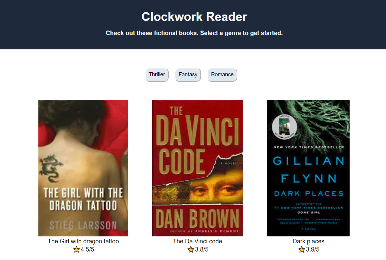 fiction-book-recommendation - Codesandbox