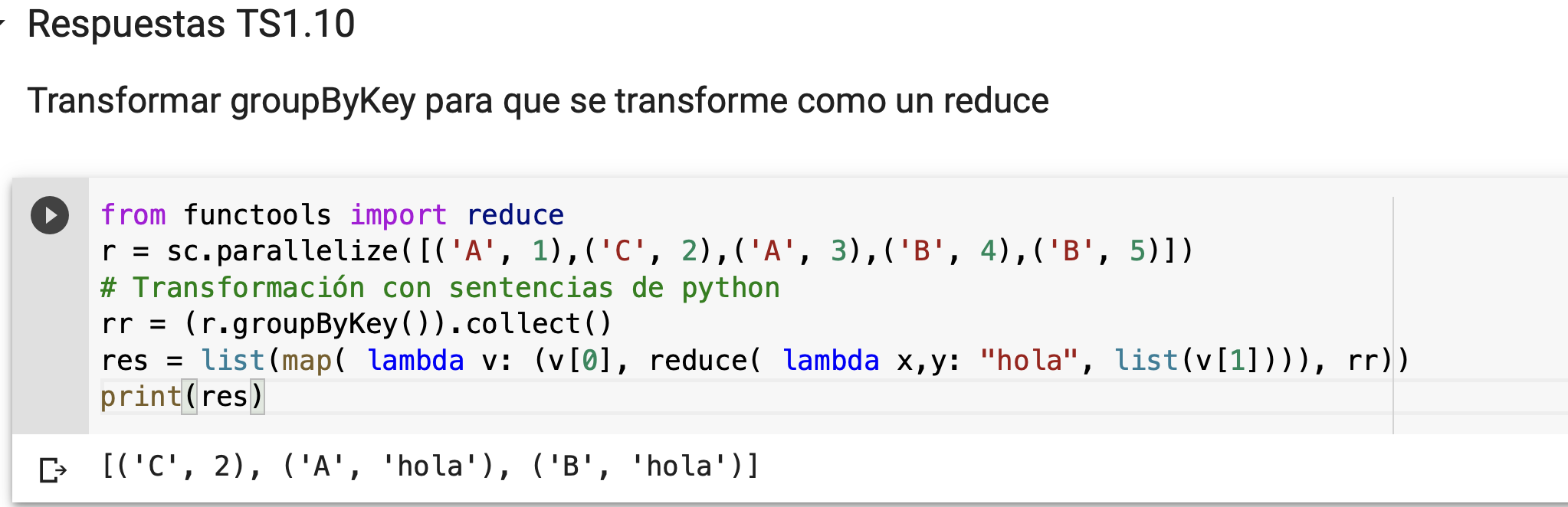 Realizar parte 2: Programación básica en spark · Issue #5 · BlancaCC ...