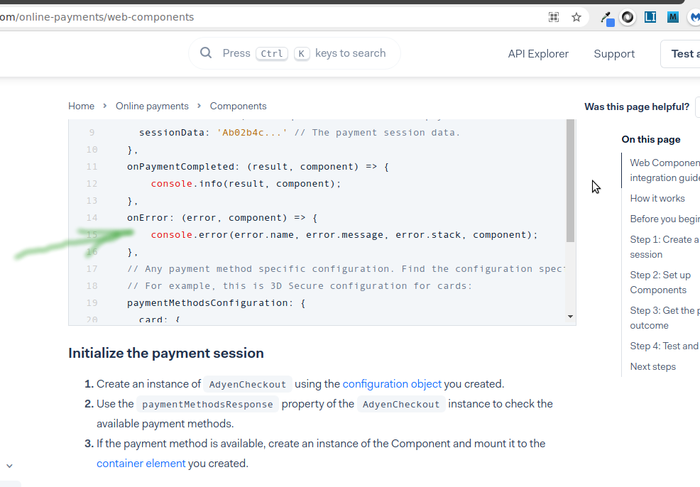 web-dropin 5.24.0 error reporting issue · Issue #1798 · Adyen/adyen-web · GitHub