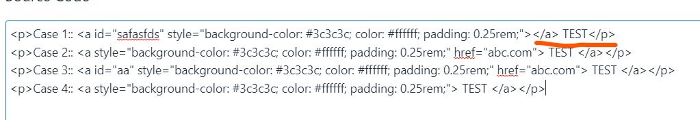 Link tag not working · Issue #7828 · tinymce/tinymce · GitHub