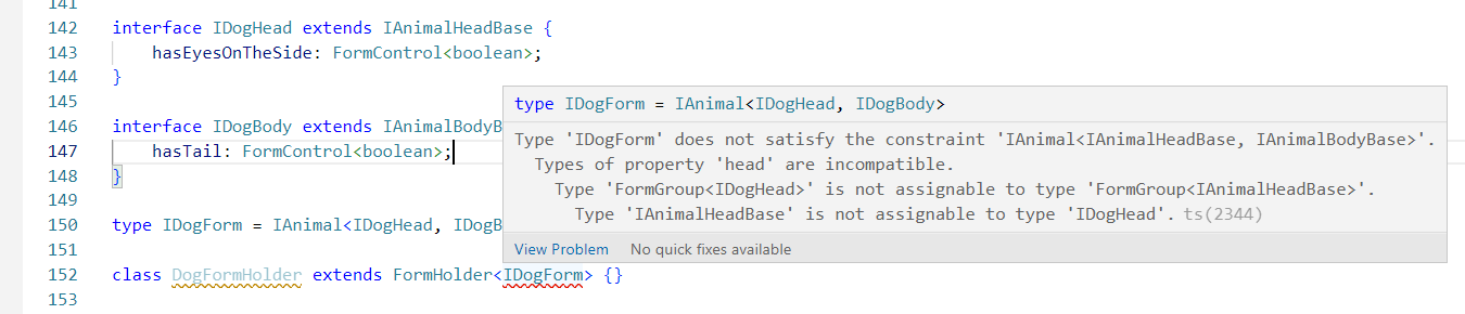 Forms Problems With Typed Forms And Genericsinheritance · Issue 47091 · Angularangular