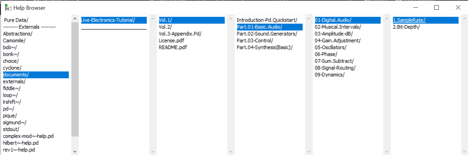Help Browser directory level doesn't go beyond the 5th level · Issue ...
