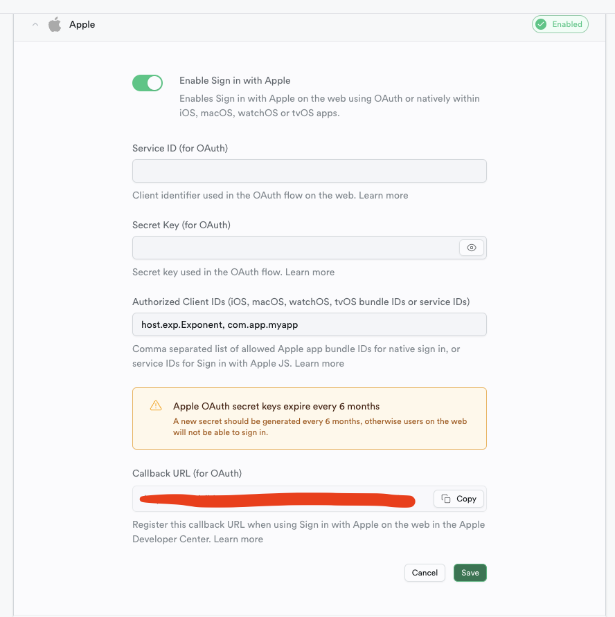 [expo-apple-authentication] Sign In With Apple won't work on Expo Go ...