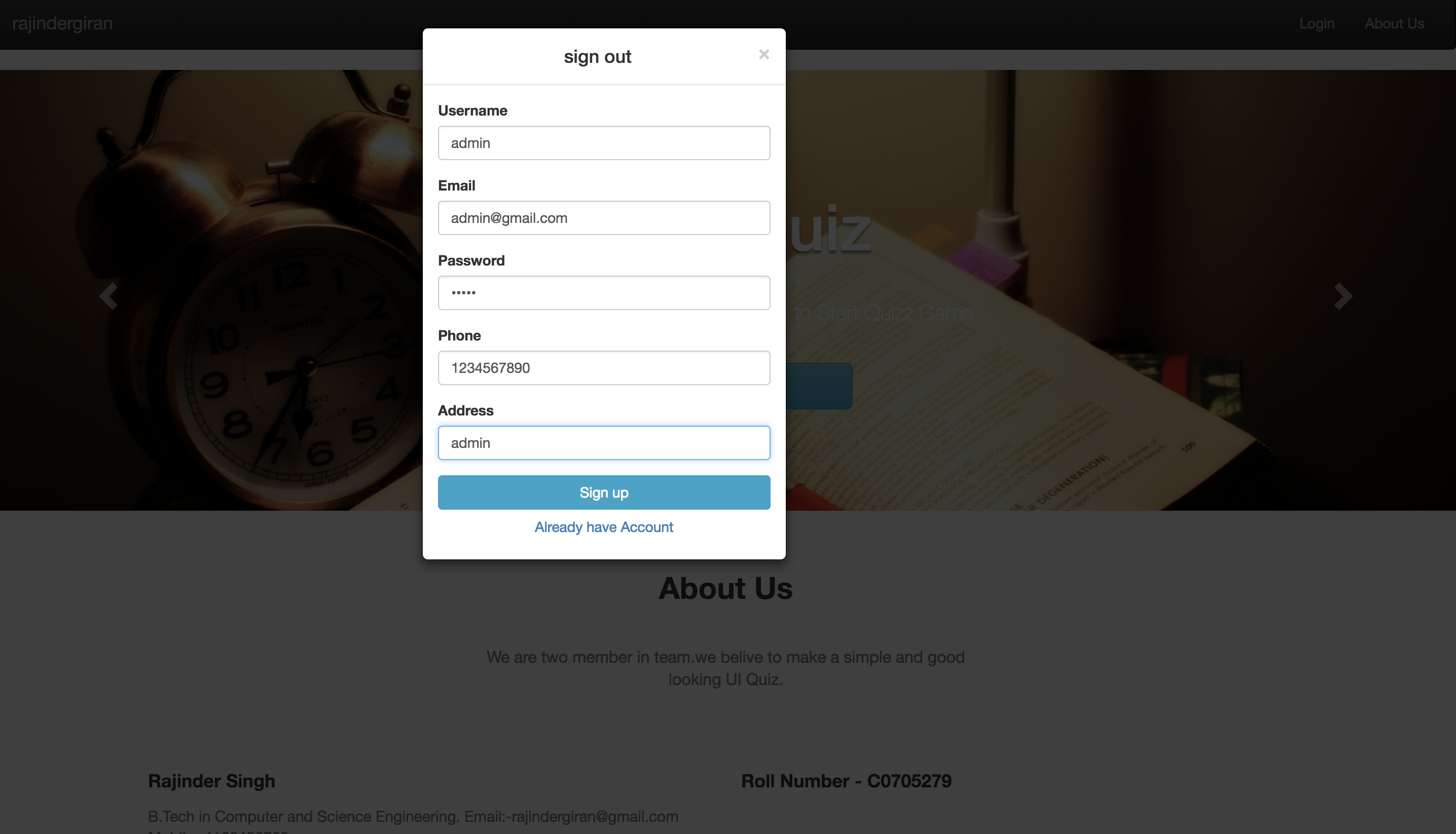 GitHub - DhruvinPateel/Quiz-Application: A web application where the ...