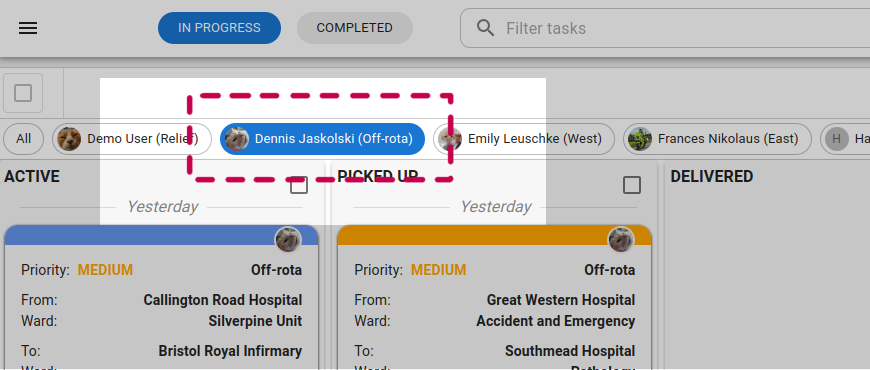 Using the dashboard - platelet-app/platelet GitHub Wiki