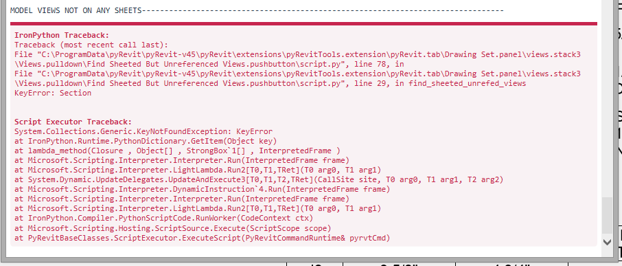 Error with Find Sheeted Unreferenced Views · Issue #372 · pyrevitlabs ... Error with Find Sheeted Unreferenced Views · Issue #372 · pyrevitlabs ...