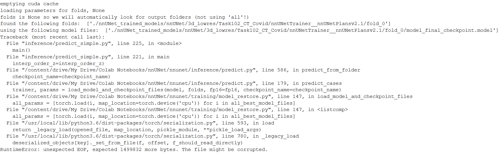 Inference issue with 3d_lowres · Issue #211 · MIC-DKFZ/nnUNet · GitHub