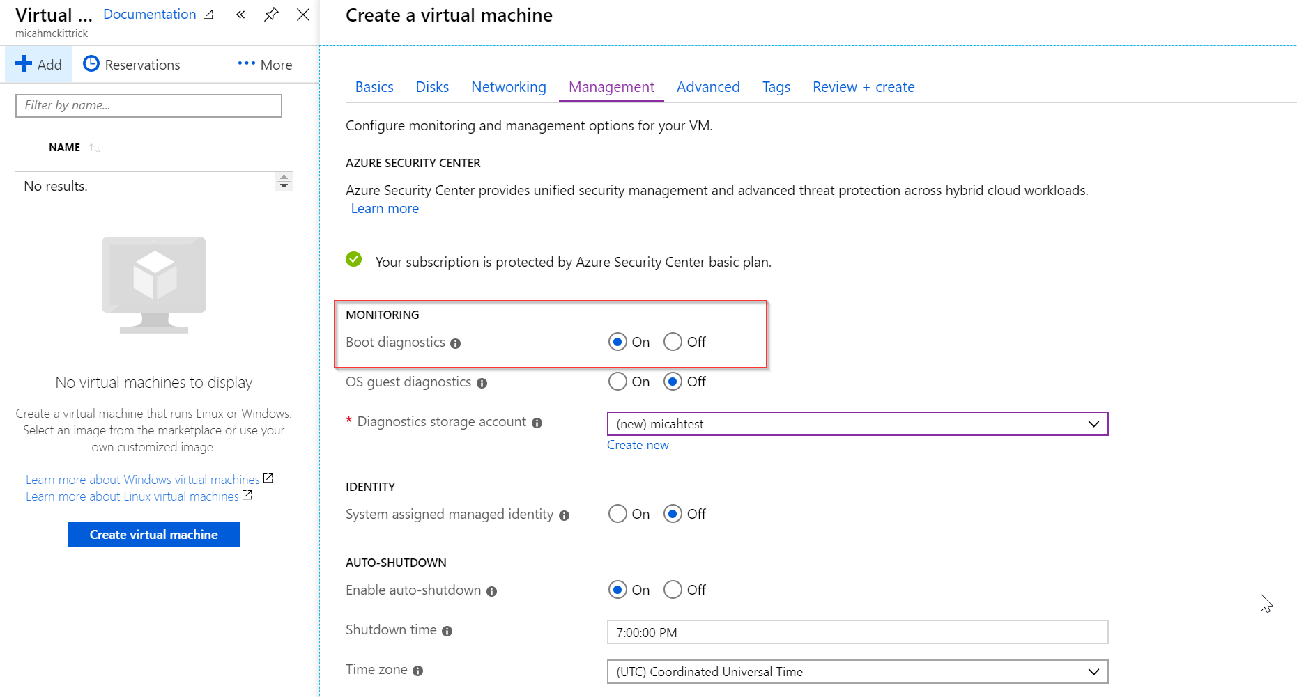 Boot Diagnostics Not Enabled By Default · Issue 33130 · Microsoftdocsazure Docs · Github