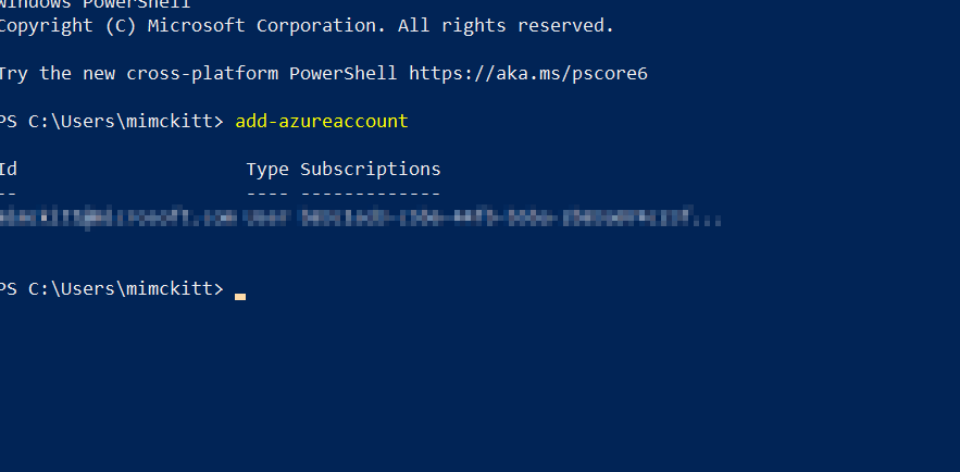 Powershell Commands Do Not Work · Issue 39723 · Microsoftdocs Azure