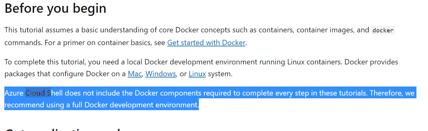 Doesnt mentions where to execute the commands · Issue #41967 · MicrosoftDocs/azure-docs · GitHub