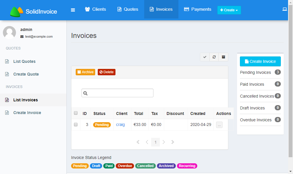 list do not show all invoices · Issue #307 · SolidInvoice/SolidInvoice · GitHub