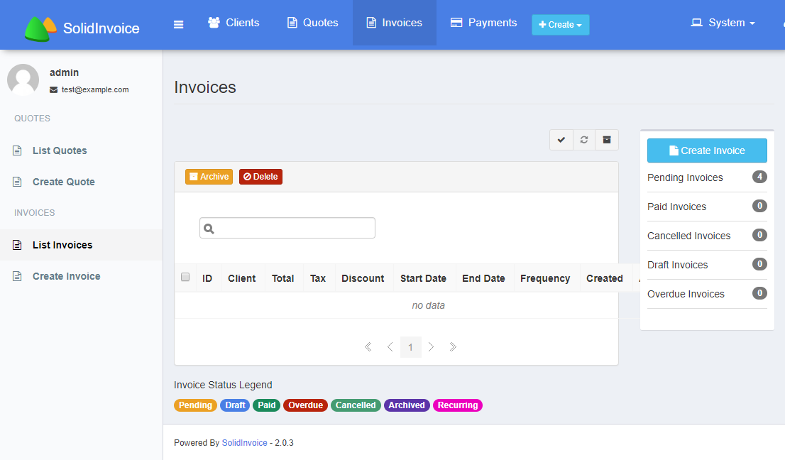 list do not show all invoices · Issue #307 · SolidInvoice/SolidInvoice · GitHub