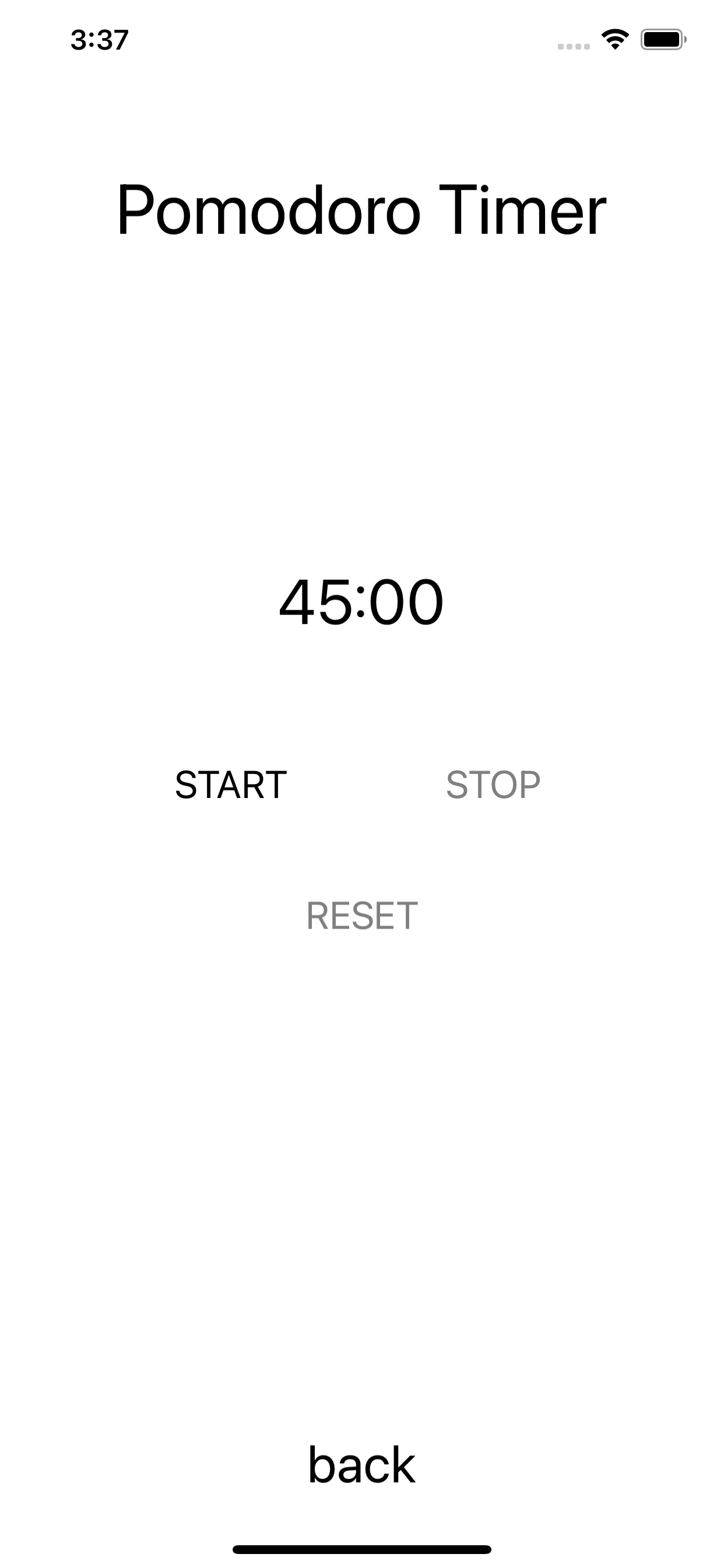 GitHub - mariapavlovic/iOS-pomodoro-app: timer app made with swift on xcode, using pomodoro ...