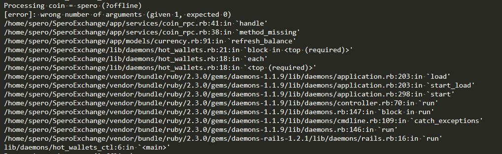 Wallets always offline · Issue #19 · pankaj9310/graviex-peatio · GitHub