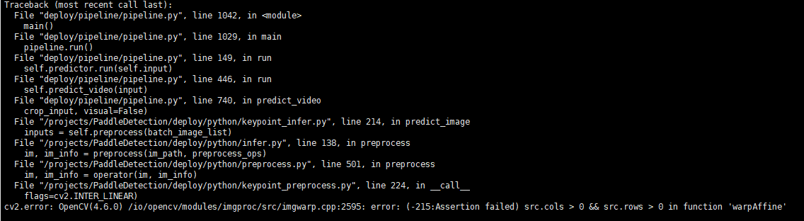 pp-human一用上gpu就报错 · Issue #6995 · PaddlePaddle/PaddleDetection · GitHub