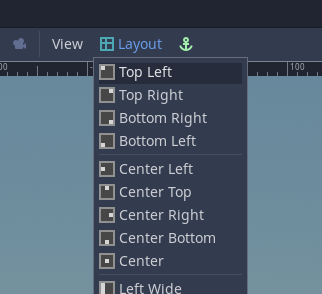 "Layout" menu buttons don't function in Controls · Issue #44734 · godotengine/godot · GitHub