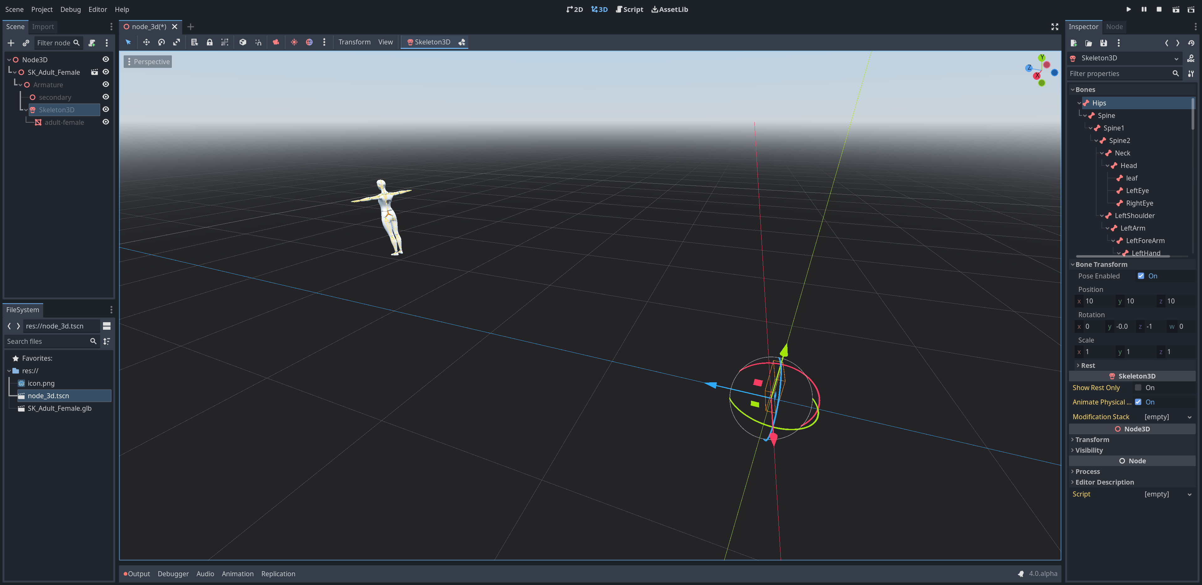 MeshInstance3D don't use the skeleton pose to calculate the AABB · Issue #57740 · godotengine ...