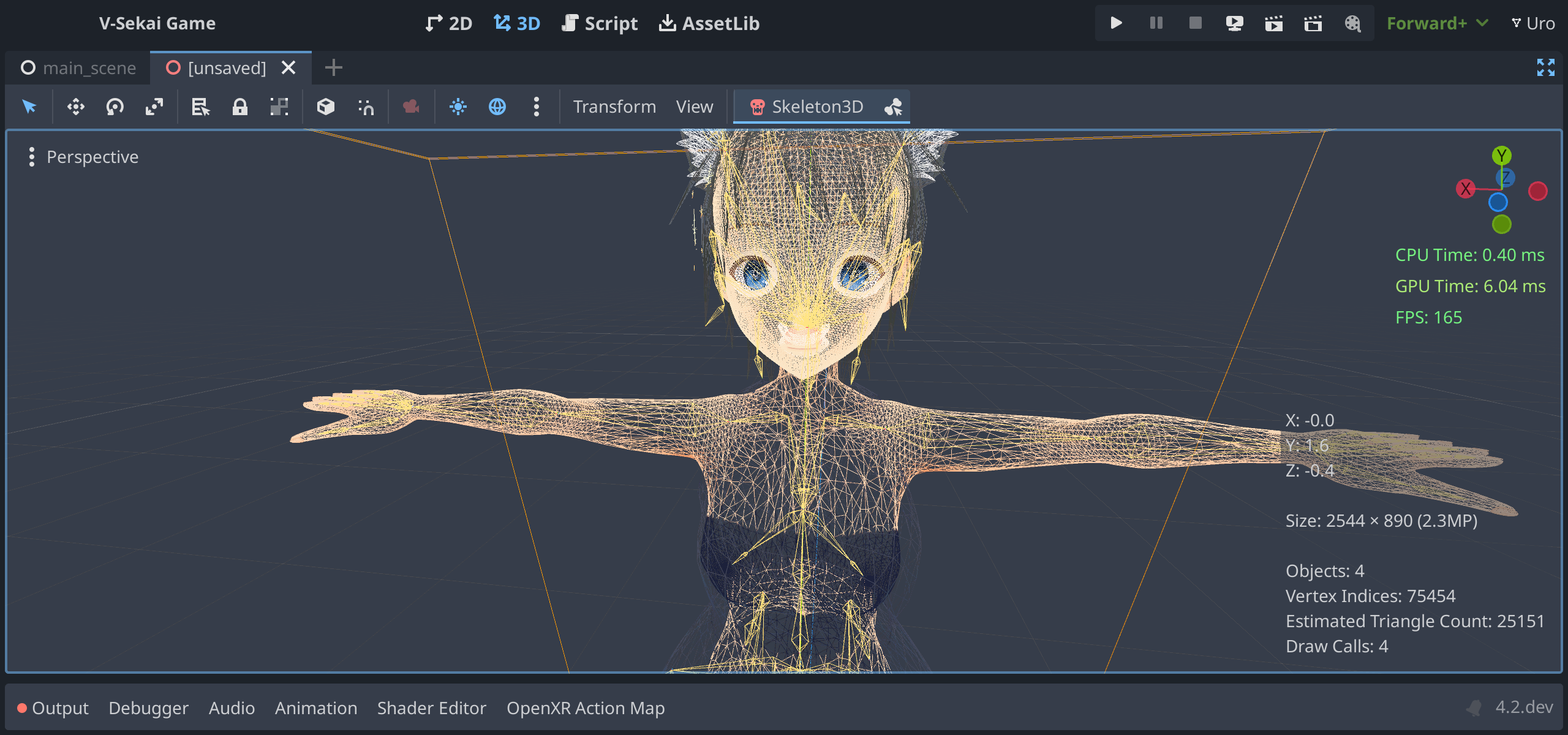 Update the info 3d scene display in Godot Engine to avoid confusion. · Issue #7582 · godotengine ...