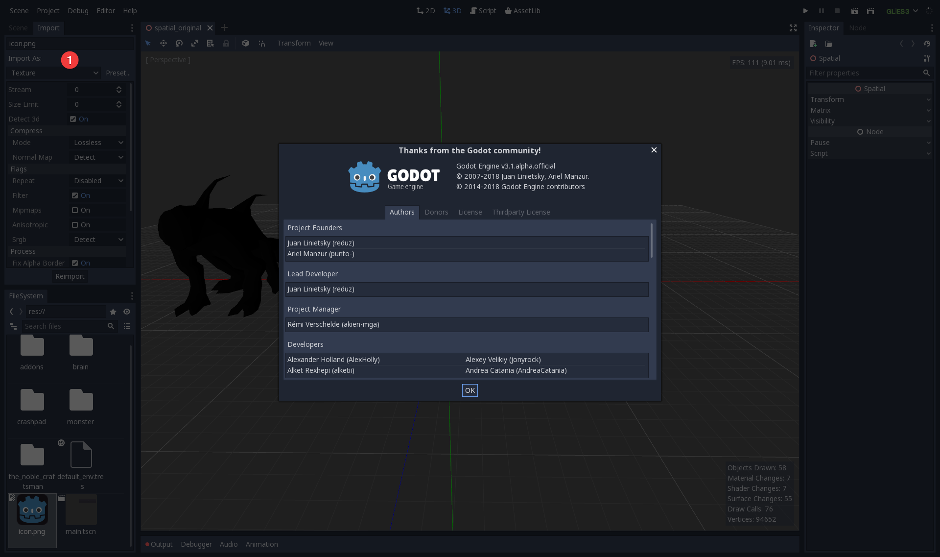 Regression With Selecting Without Opening Resources Doesnt Open Import Tab · Issue 23057