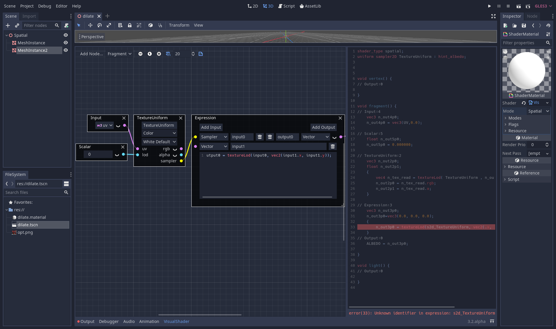 Visual Expression Doesnt Pass Samplers · Issue 32739 · Godotenginegodot · Github 9611