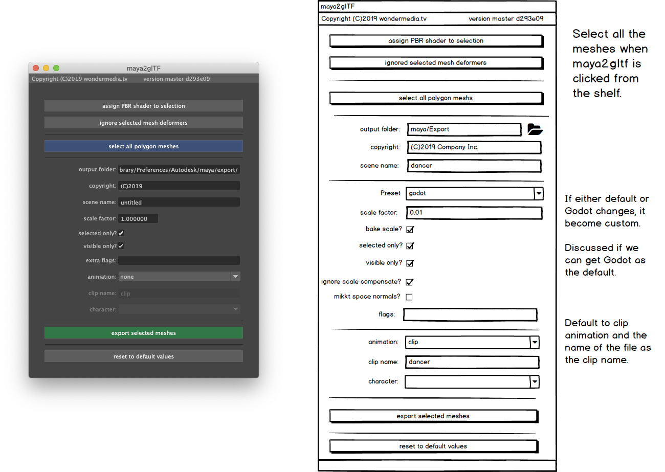 Presets for Maya2glTF · Issue #112 · iimachines/Maya2glTF · GitHub