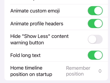 "Always Expand Content Warnings" hides content warning button even if "Hide 'show less' content ...