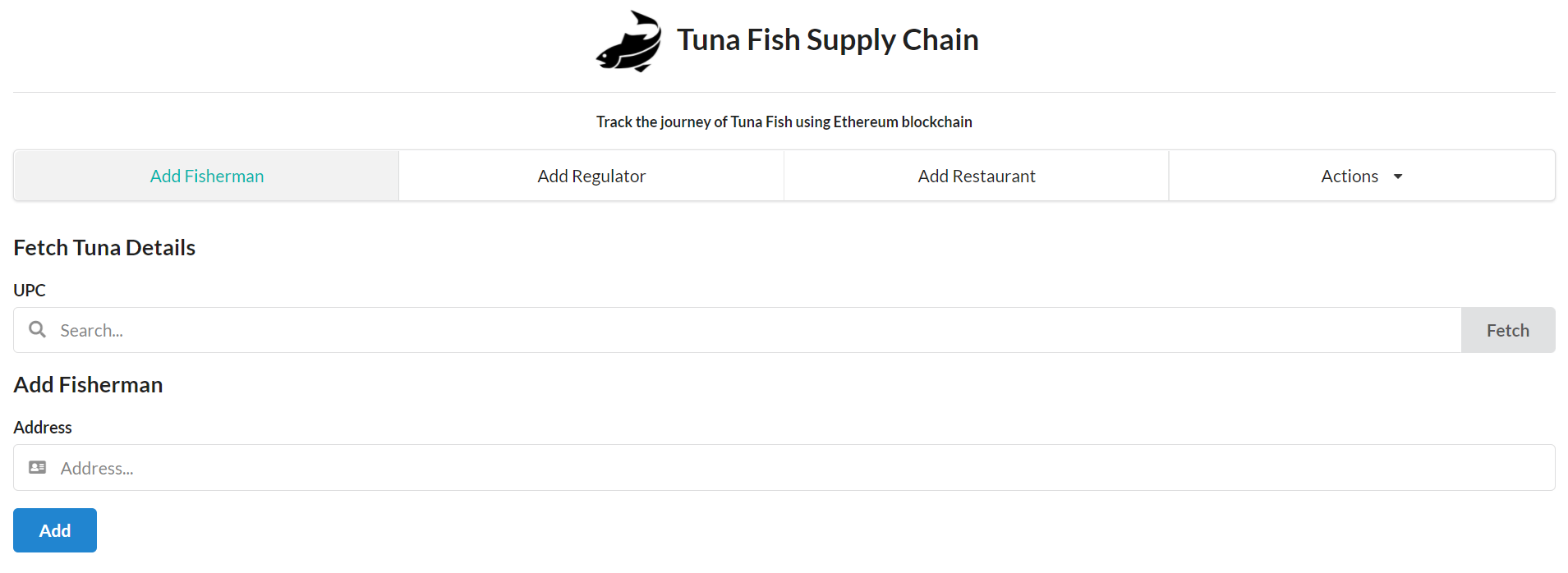 GitHub - nawed1111/Fish-Supply-Chain: Track the journey of tuna fish ...