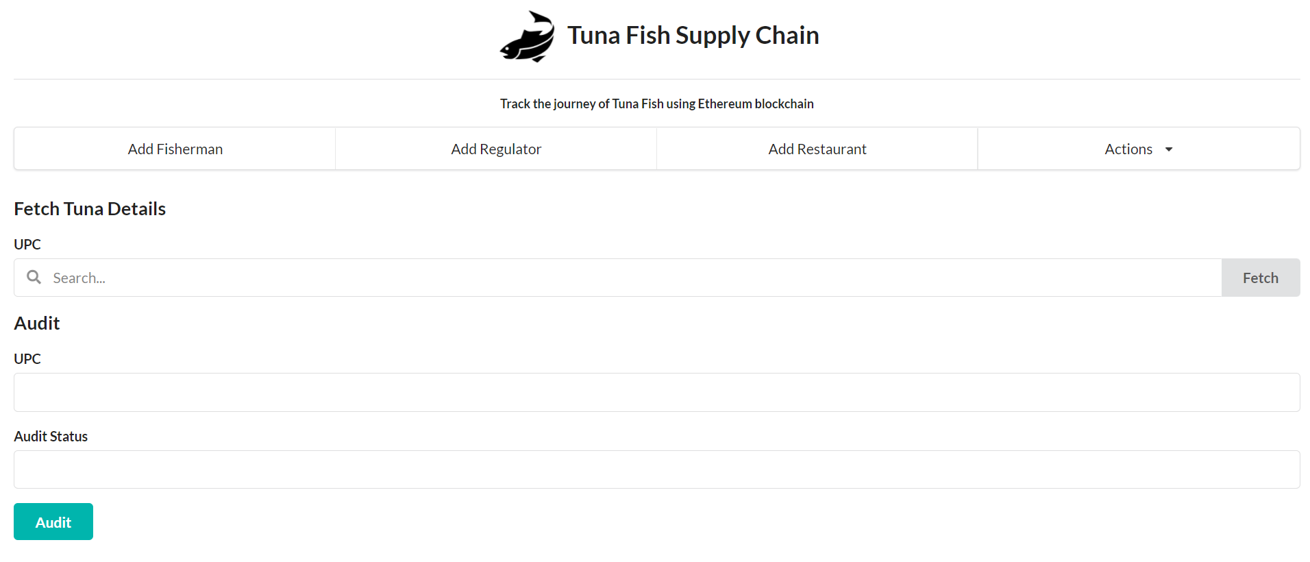 GitHub - nawed1111/Fish-Supply-Chain: Track the journey of tuna fish ...