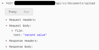 Postman Console: request body form-data: same keys are not rendered ...