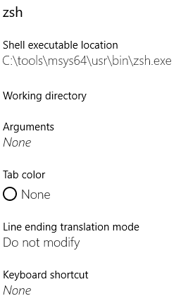 msys2 zsh multiply problems with in and out · Issue #320 · felixse/FluentTerminal · GitHub