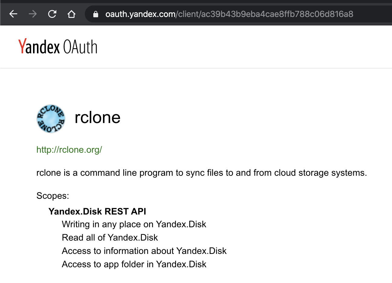 Yandex client id banned · Issue #3989 · rclone/rclone · GitHub