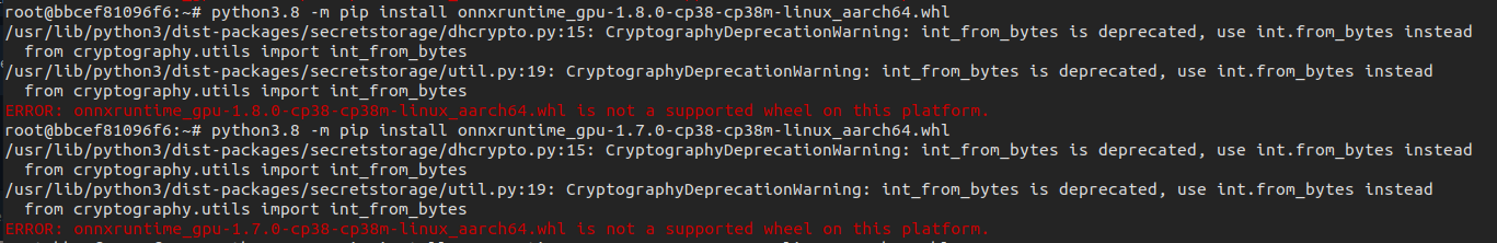 Jetson Device | subprocess.CalledProcessError: Command '['/usr/local/bin/cmake', '--build ...