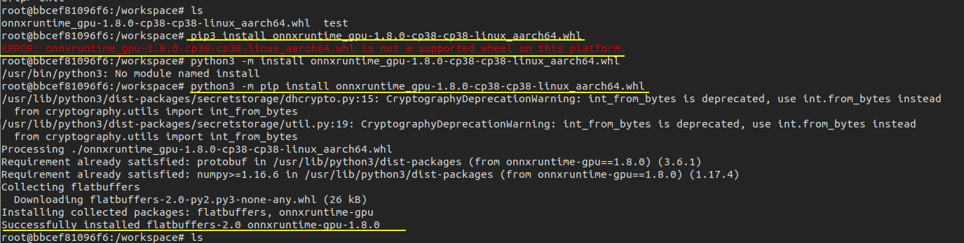 Jetson Device | subprocess.CalledProcessError: Command '['/usr/local/bin/cmake', '--build ...