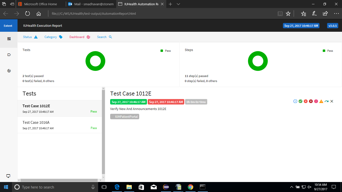Extent Reports - All logs of previous Tests appears at the last Tests ... Extent Reports - All logs of previous Tests appears at the last Tests ...