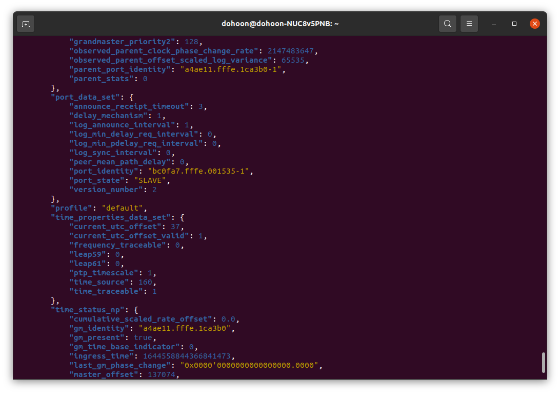 PTP synchronization with LinuxPTP Grandmaster Clock · Issue #144 · ouster-lidar/ouster-sdk · GitHub