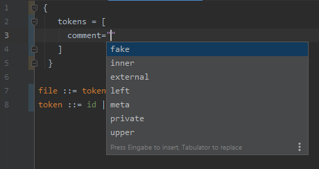 Add completion for token string literals · Issue #228 · JetBrains ...